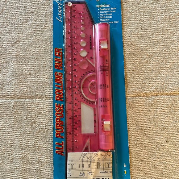Laser Line | Office | Vintage Allpurpose Rolling Ruler Centimeter ...